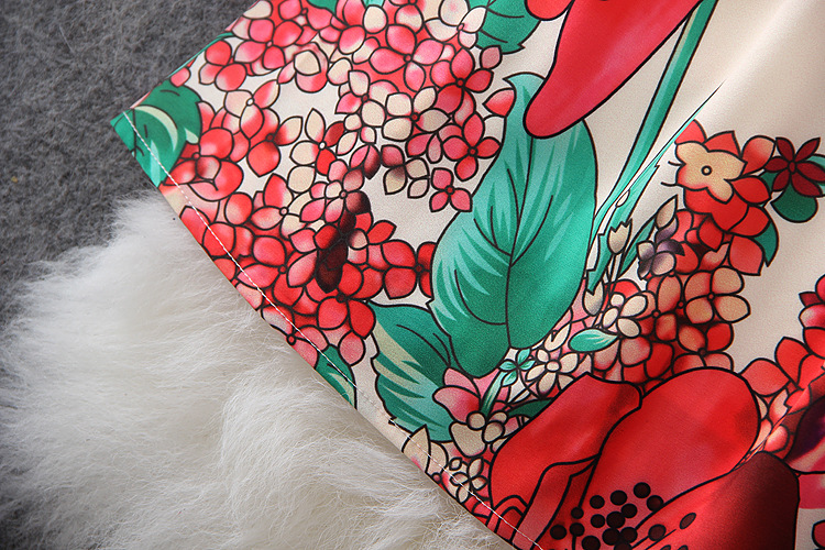 Flower Print Sleeveless Dress Ht625j on Luulla